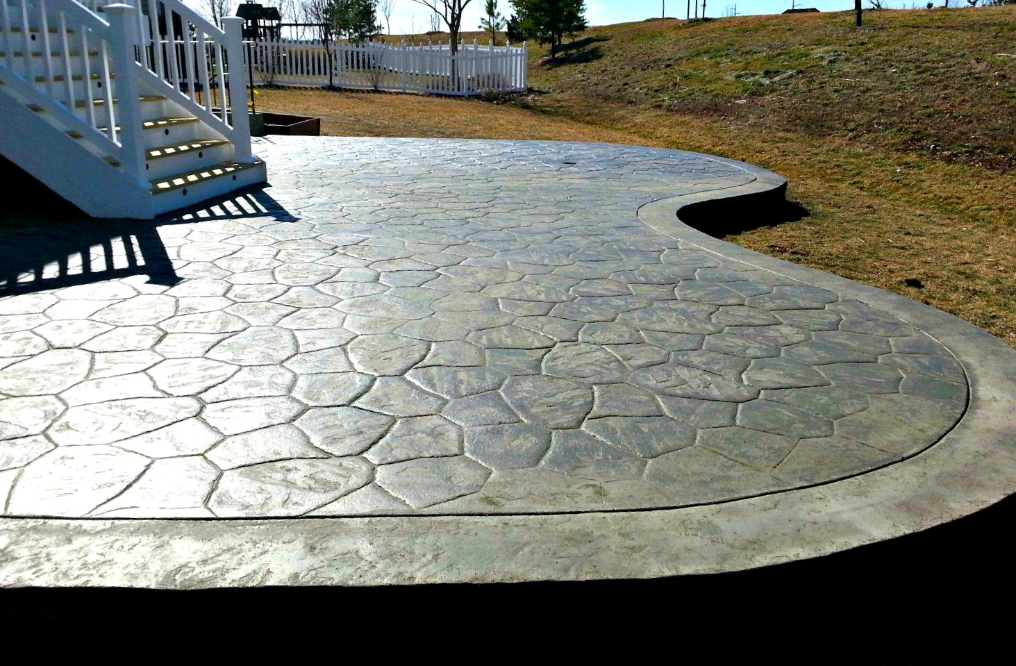 River Rock Pattern | Blackwater Concrete | Winchester, VA