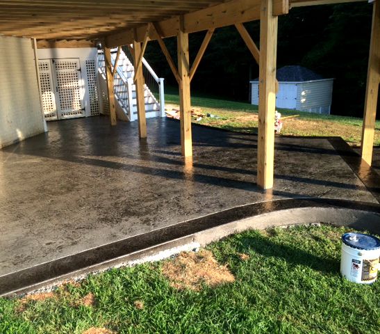 Seamless Texture Patio with Borders | Blackwater Concrete